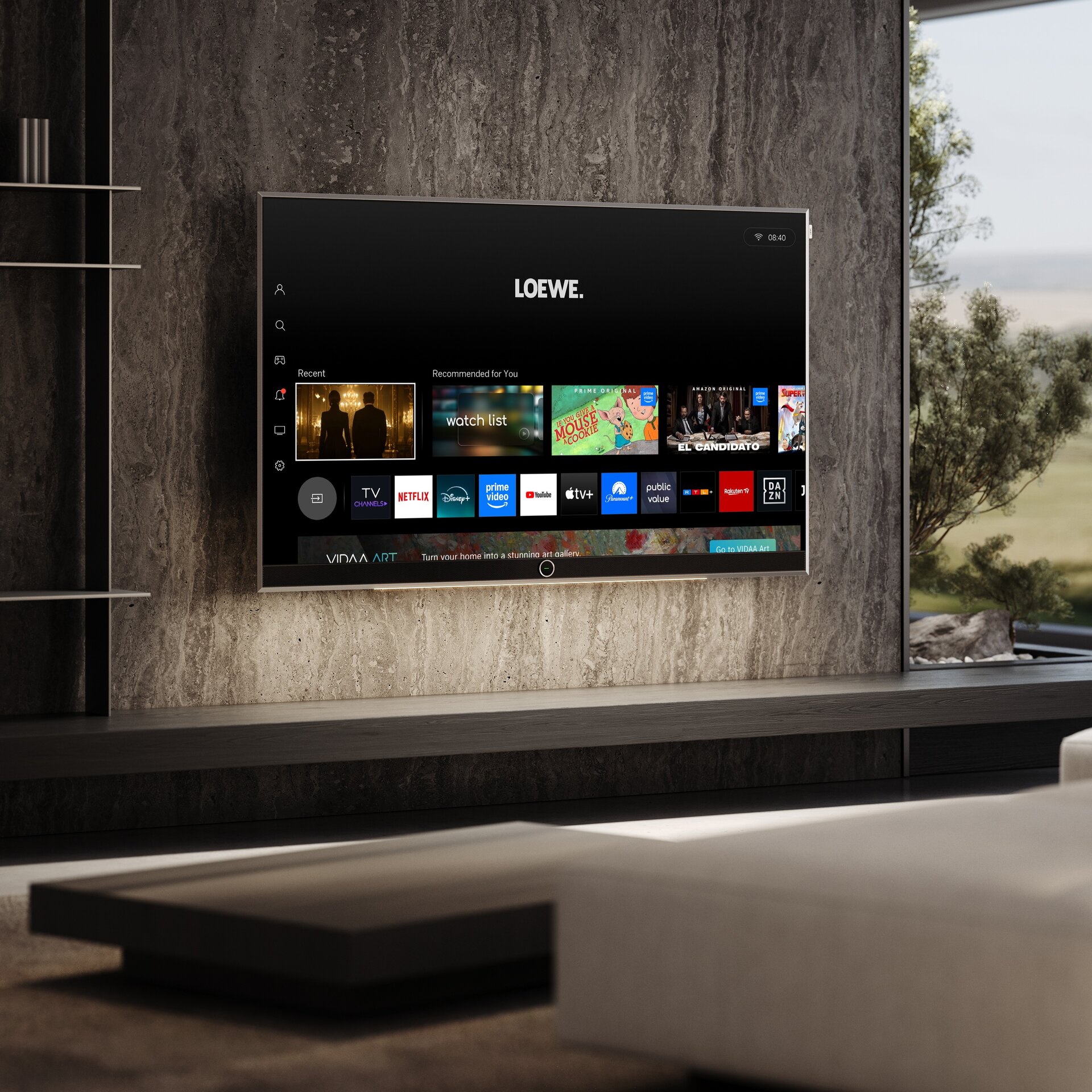 Loewe Stellar OLED Fernseher – 4K TV mit Design & Gaming | Loewe