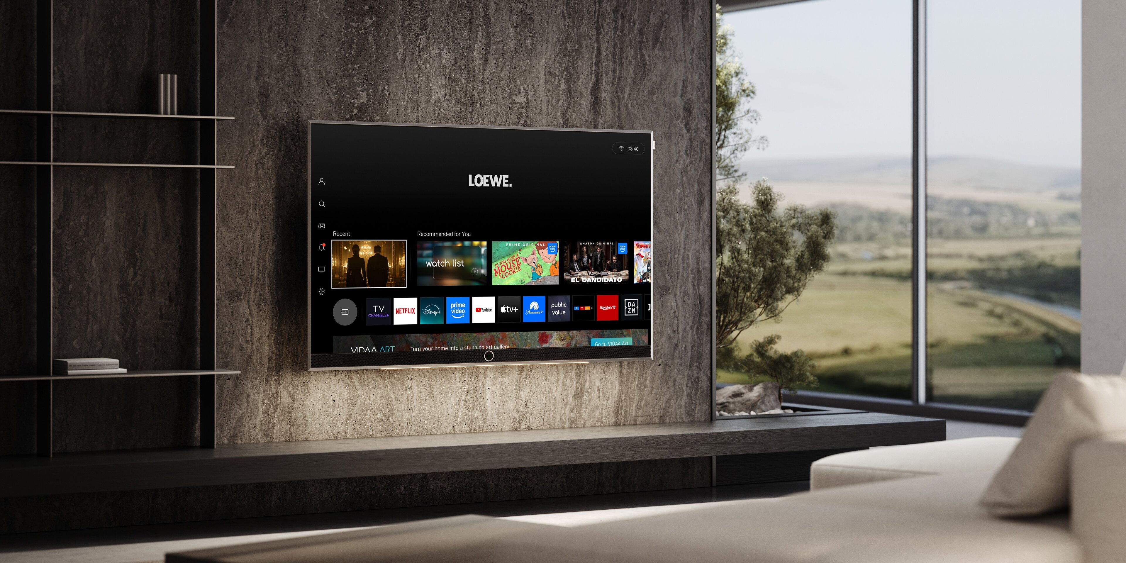 Loewe Stellar OLED Fernseher – 4K TV mit Design & Gaming | Loewe